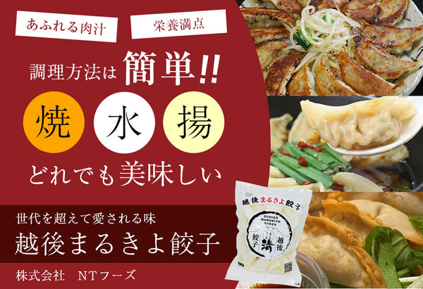 越後まるきよ餃子 50個入り – HAMONI STUDIO